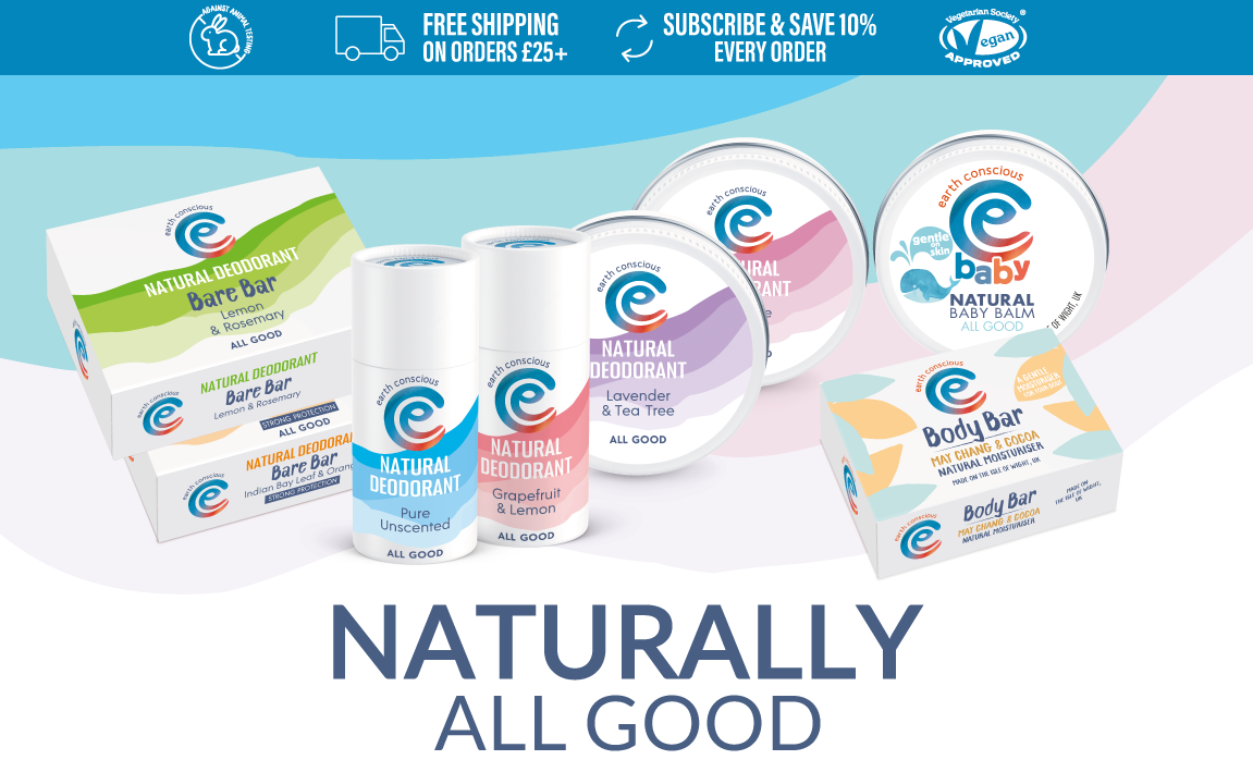 Sustainable Natural Deodorants | Earth Conscious Made in the UK