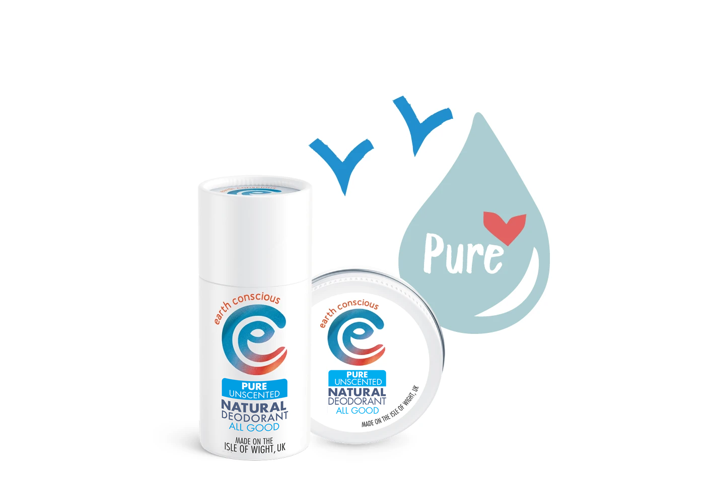 Sustainable Natural Deodorants | Earth Conscious Made in the UK