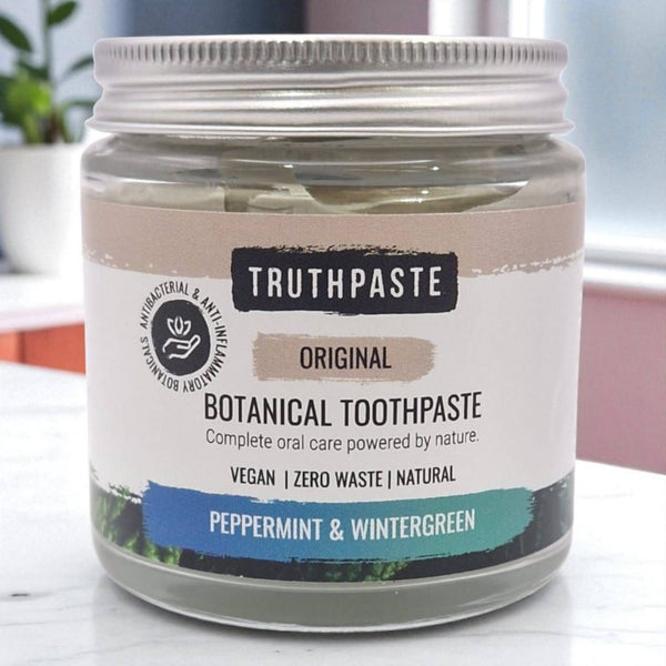Truthpaste Natural Toothpaste – Peppermint & Wintergreen – Earth Conscious